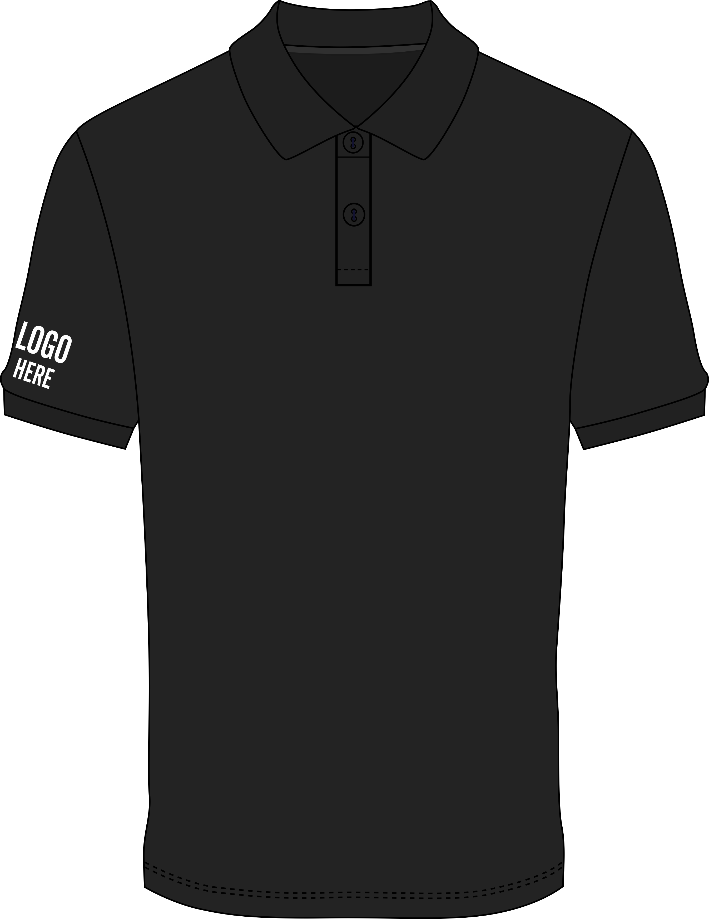 Right Sleeve Logo Embroidery | Embroidery Online | Embroidery Services ...